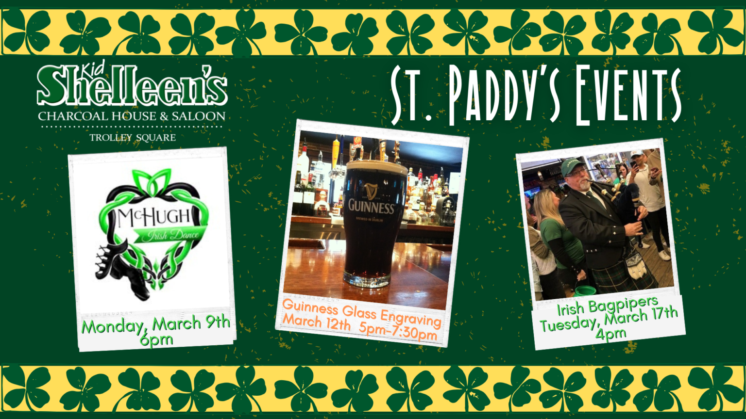 Upcoming Events - Kid Shelleen's